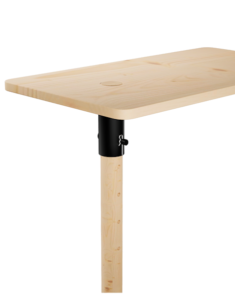 ADJUST TABLE CLEAR LACQUERED for 249 EUR | no. 453101055030 | en